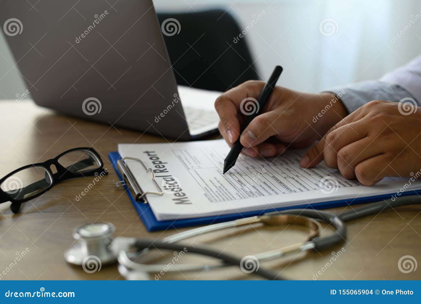 Medical Records Patient Information Medical Technology Concept Stock ...