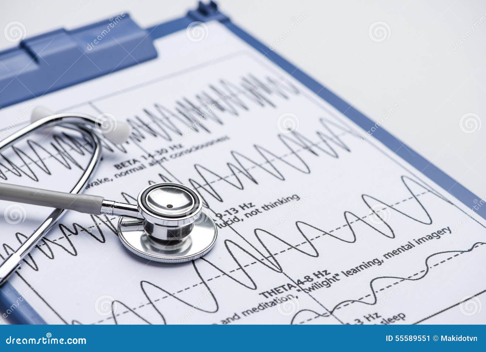Medical Records and Stethoscope Stock Image - Image of chart, colour ...