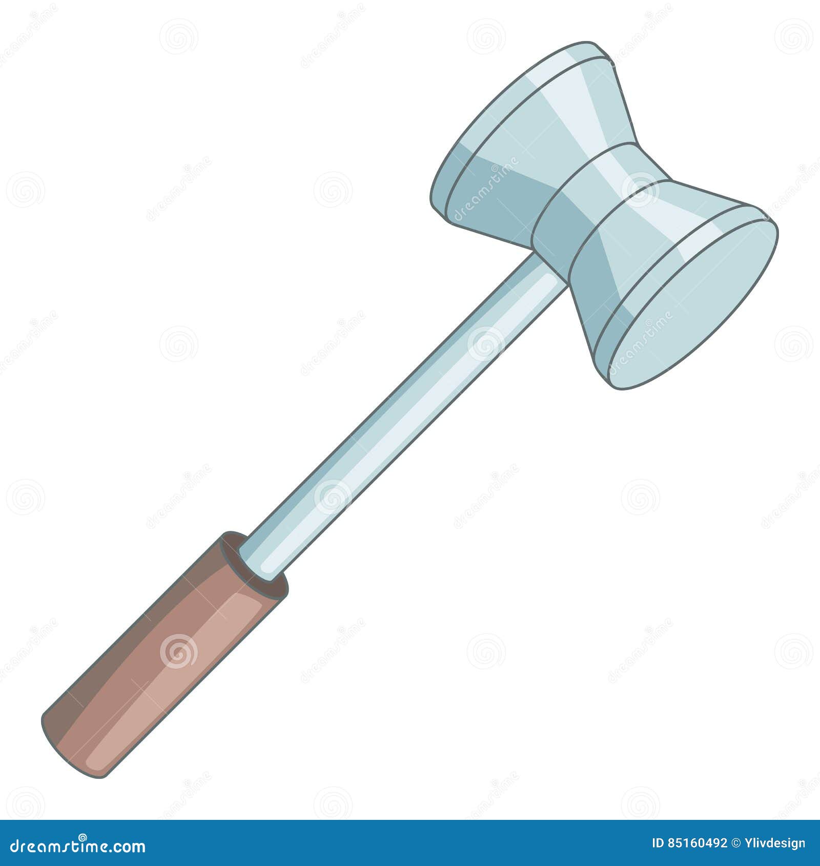 Medical Reflex Hammer Icon, Cartoon Style Stock Vector - Illustration ...