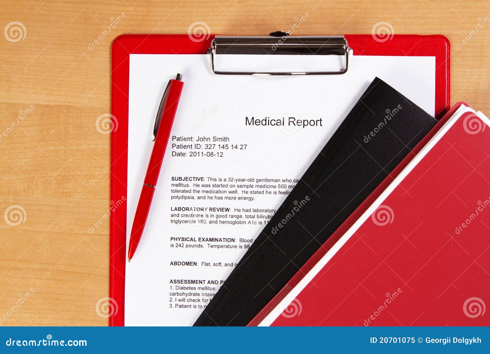 Medical report stock image. Image of paperwork, healthy - 20701075