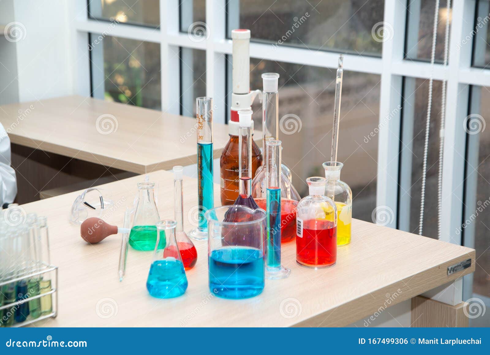 Medical Research Lab or Laboratory Test Testing Samples or a Solution ...