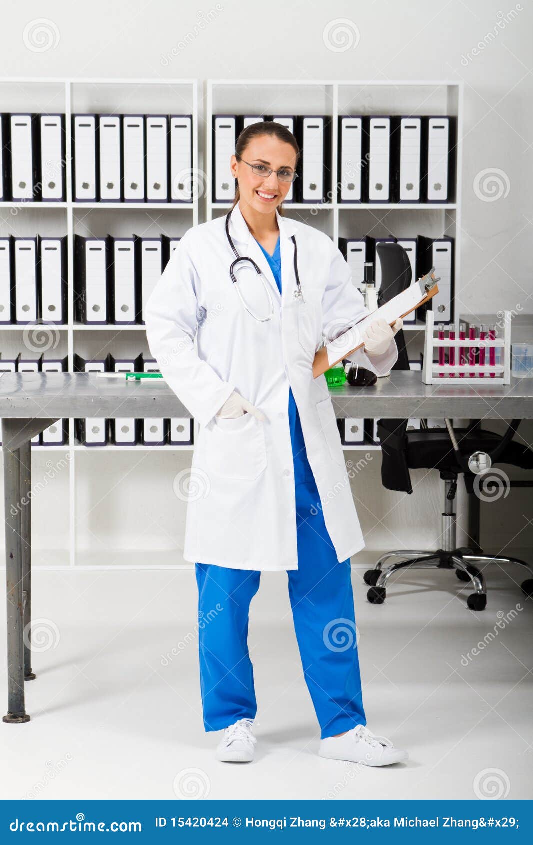 Medical researcher stock photo. Image of bright, biology - 15420424