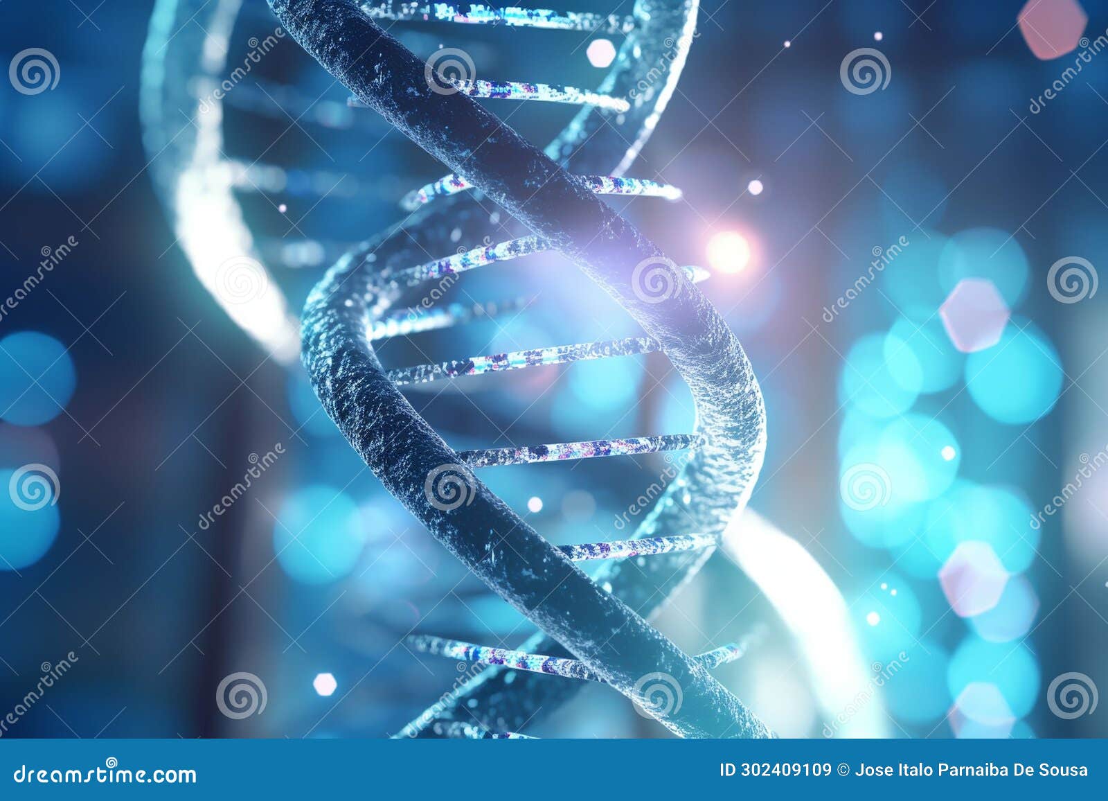 Medical Researchers Exploring Genetics and DNA Stock Illustration ...