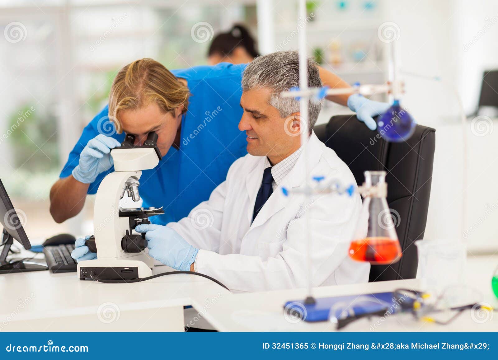 Medical Researchers Working Stock Image - Image of medical, research ...