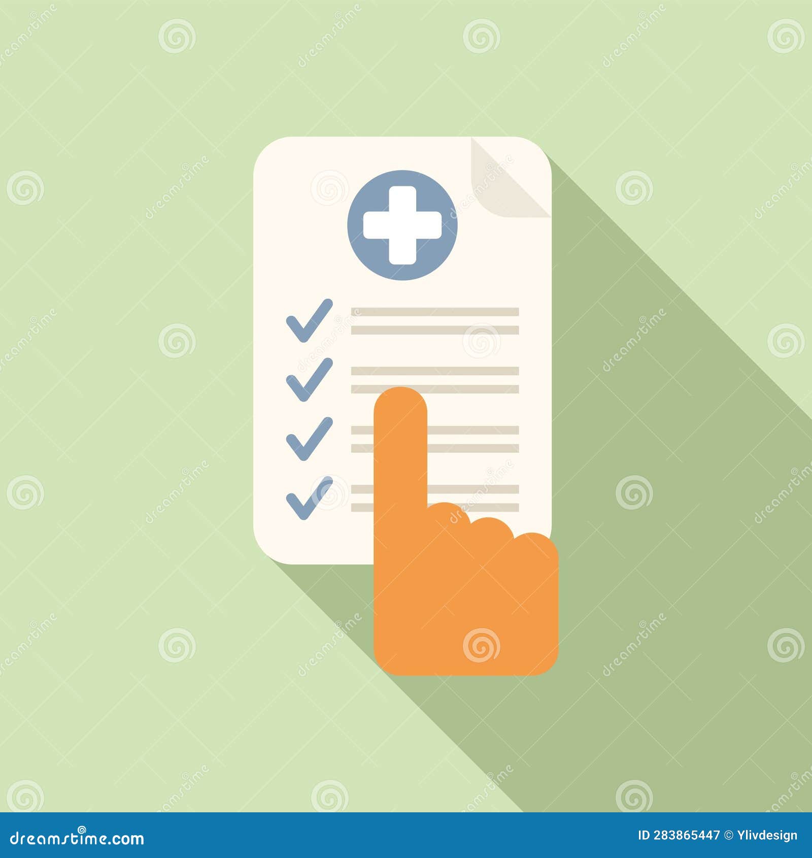 Medical Result Icon Flat Vector. Positive Test Stock Vector ...