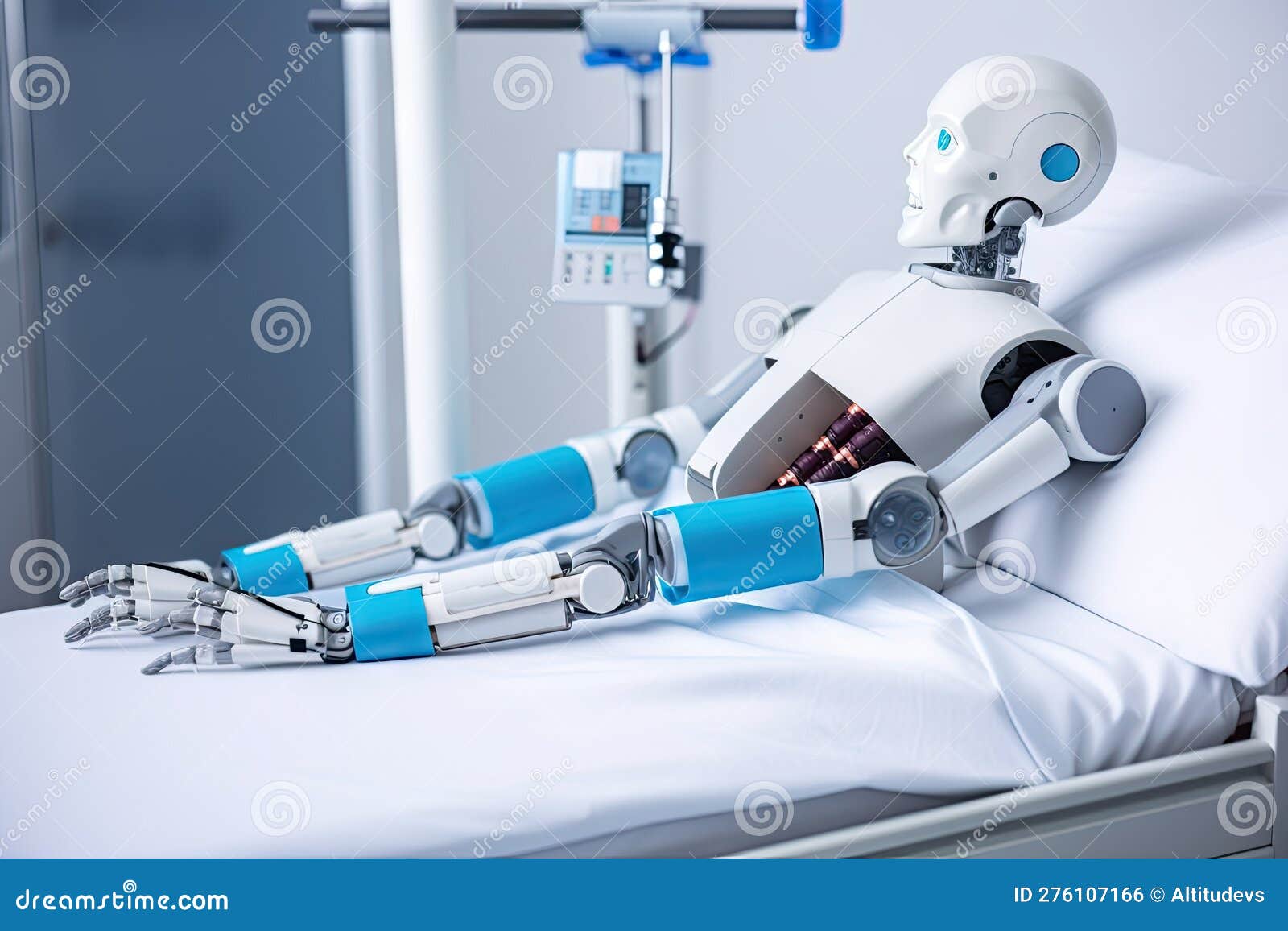 Medical Robot Administering Precise Dose of Medication To Patient Stock ...