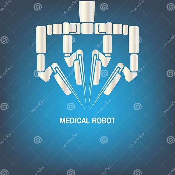Medical robot icon vector stock vector. Illustration of computer - 83464519