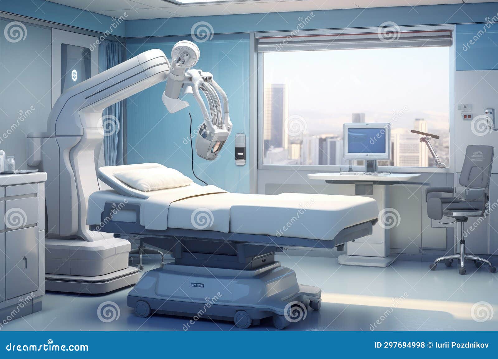 Medical Robot in the Laboratory or in the Ward Stock Photo - Image of ...