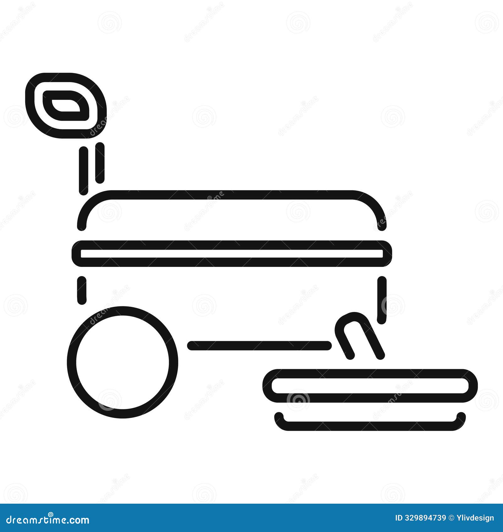 Surgical Instruments Linear Icons Set. Scalpel, Forceps, Scissors ...