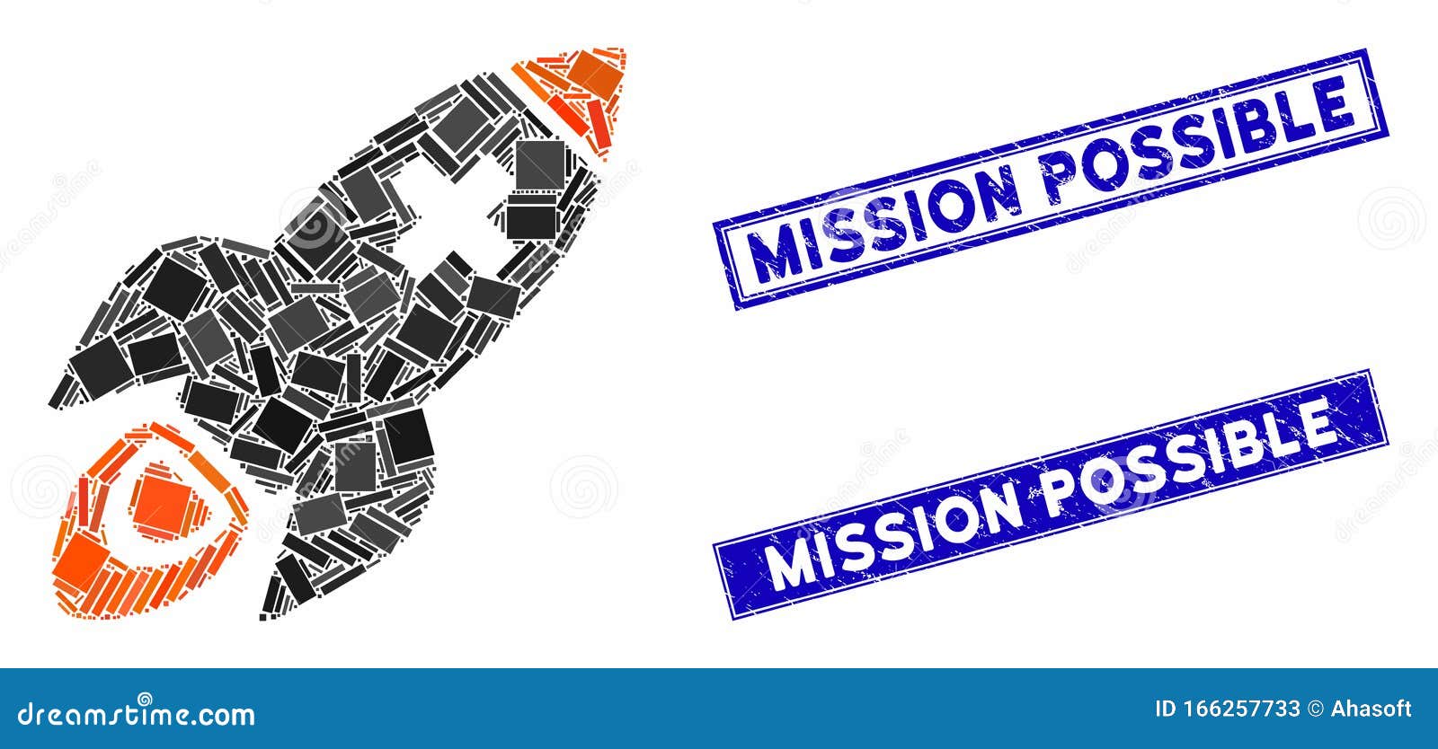 Medical Rocket Mosaic and Scratched Rectangle Mission Possible ... Medical Rocket Mosaic and Scratched Rectangle Mission Possible ...
