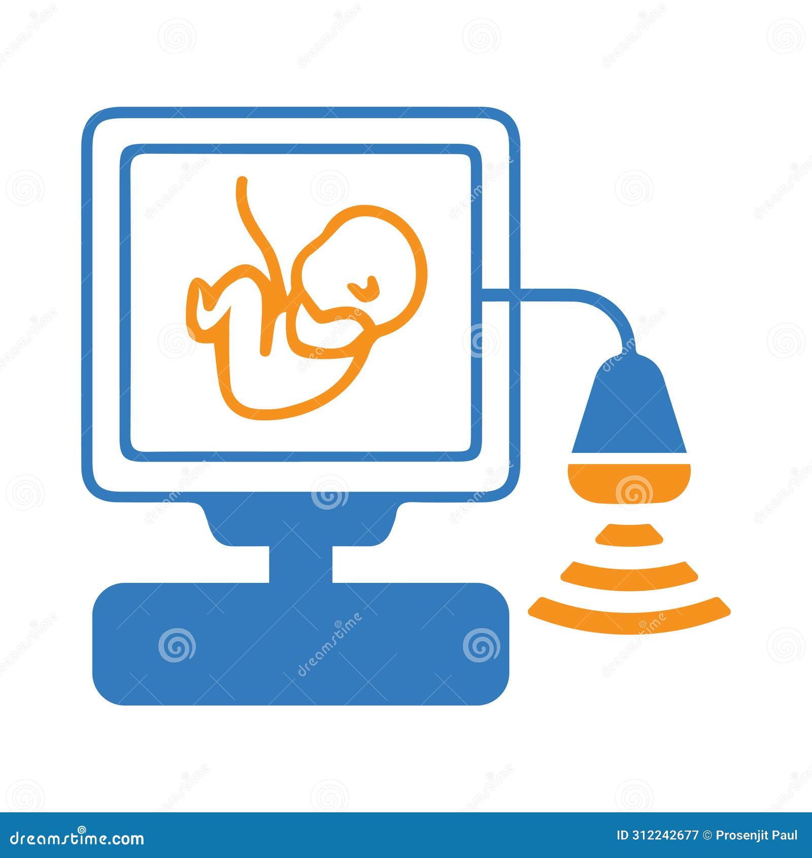 Medical, Scan, Ultrasound, X-ray, Test, Medical Ultrasound Icon Stock ...