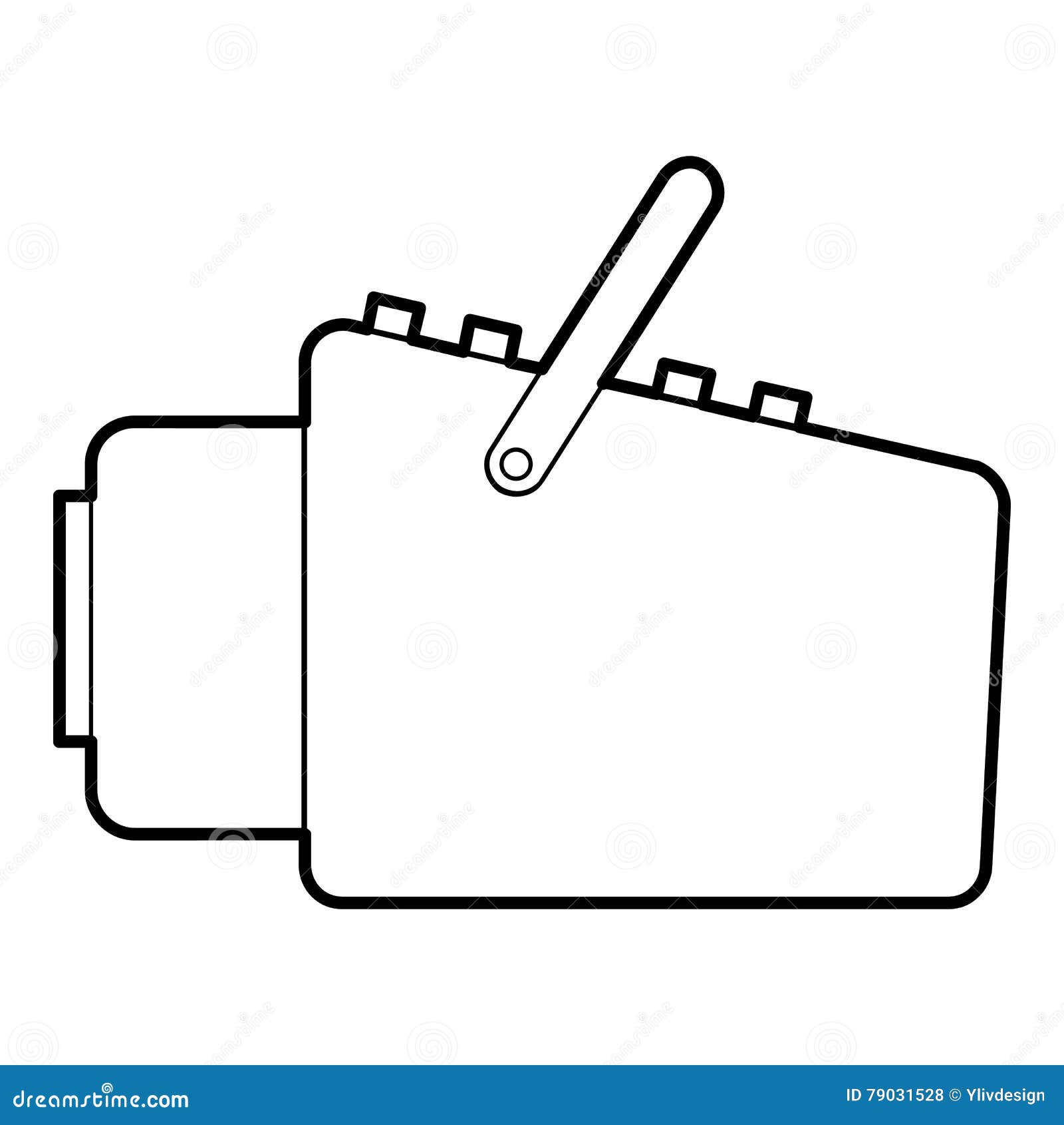 Medical Scanner Icon, Outline Style Stock Vector - Illustration of ...