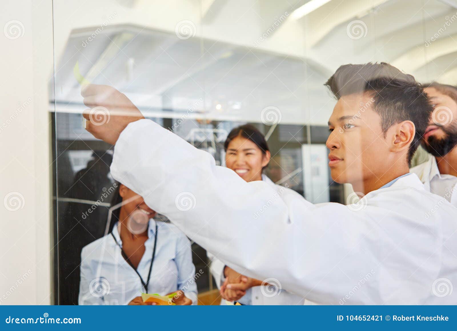 Medical School Students in Creative Workshop Stock Image - Image of ...