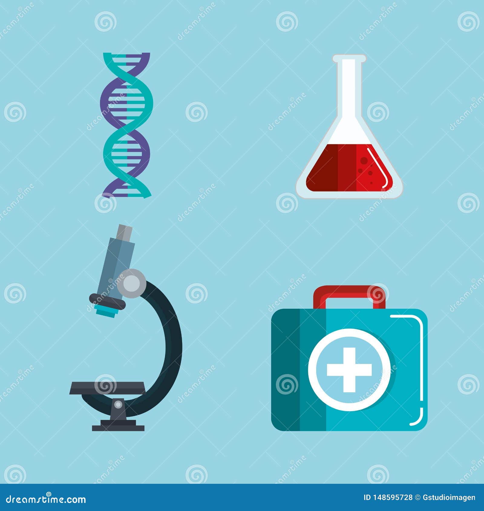 Medical science design stock illustration. Illustration of science ...