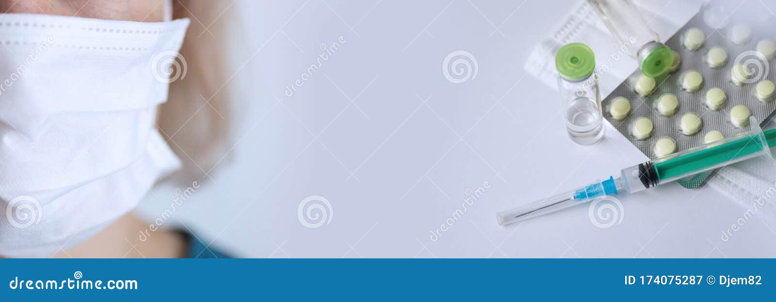 Medical and Science Header Background. Stock Image - Image of ...