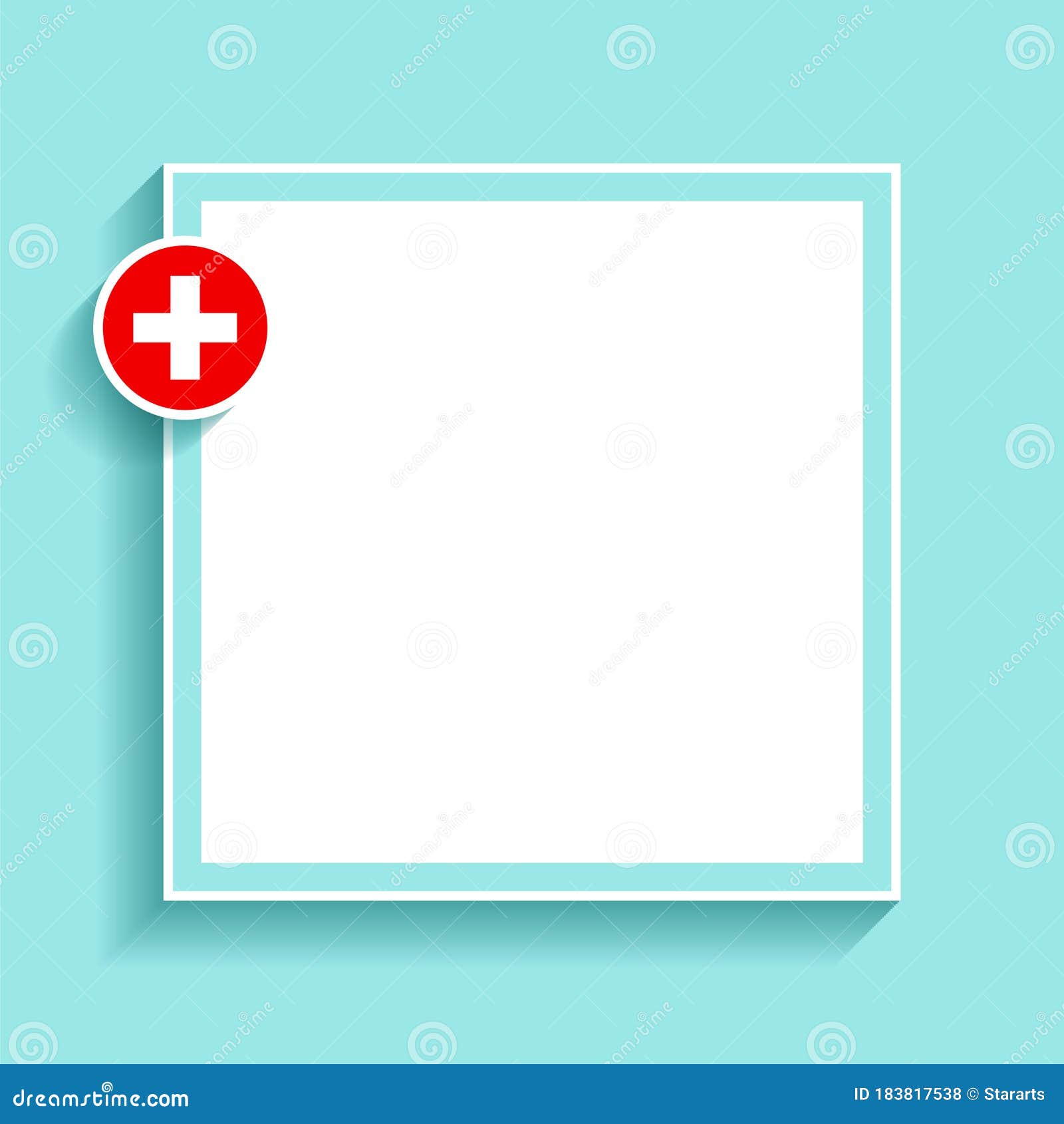 Medical Science and Healthcare Frame Background Design Stock Vector ...
