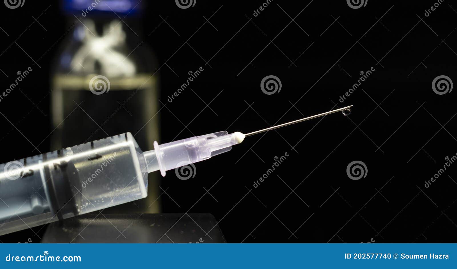 Medical Science and Injection Stock Photo - Image of hospital, black ...