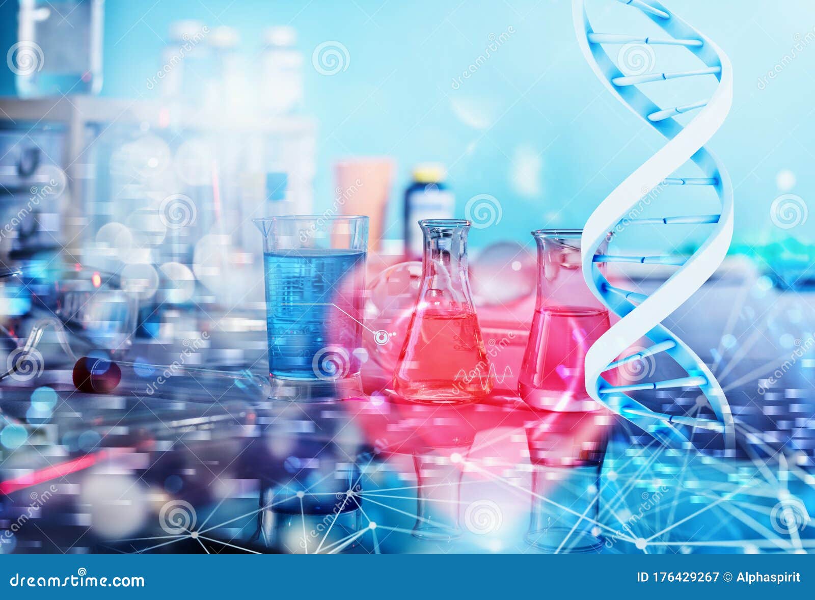Medical Science Laboratory. Concept of Virus and Bacteria Research ...