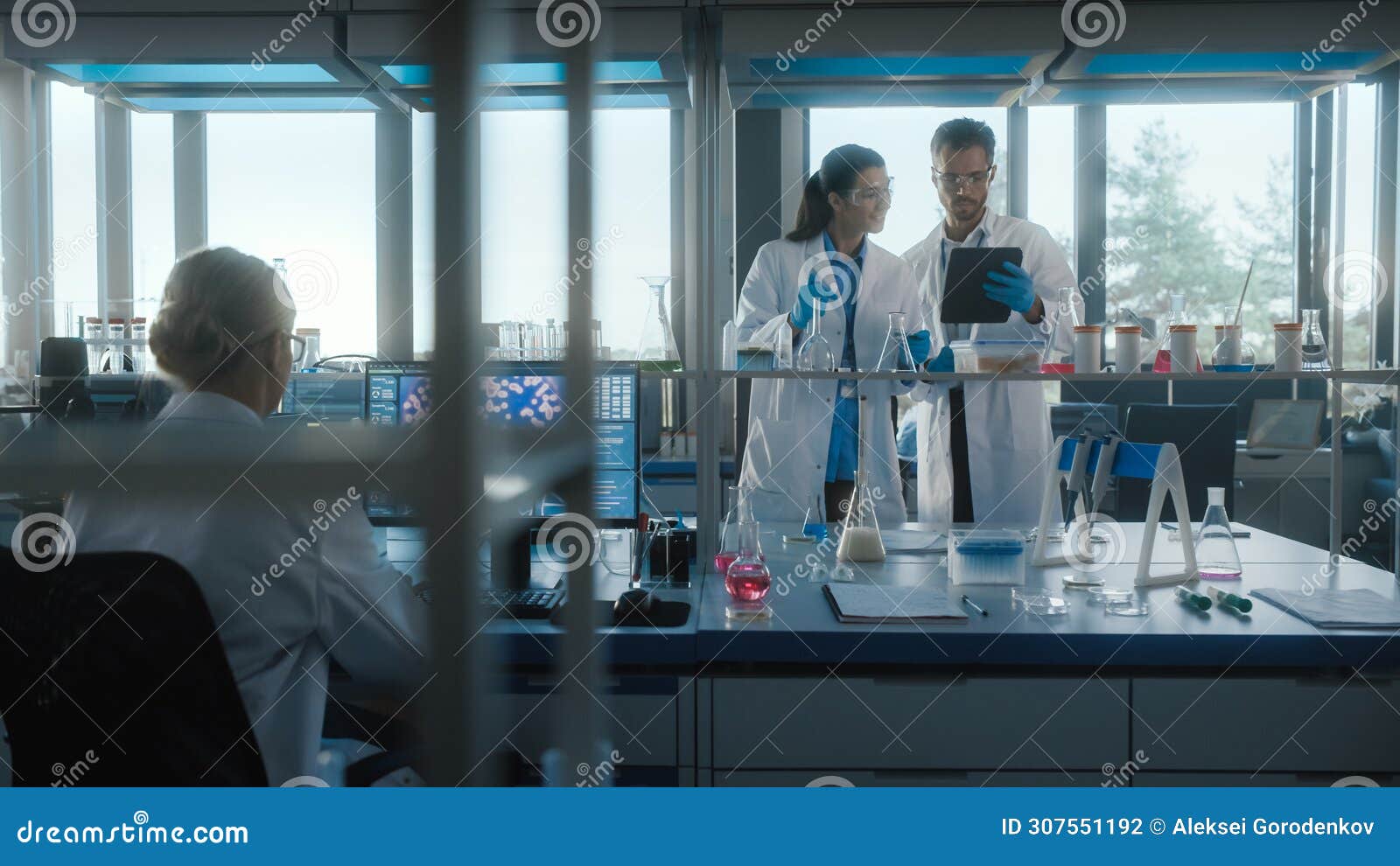 Medical Science Laboratory with Diverse Team of Biochemistry Research ...