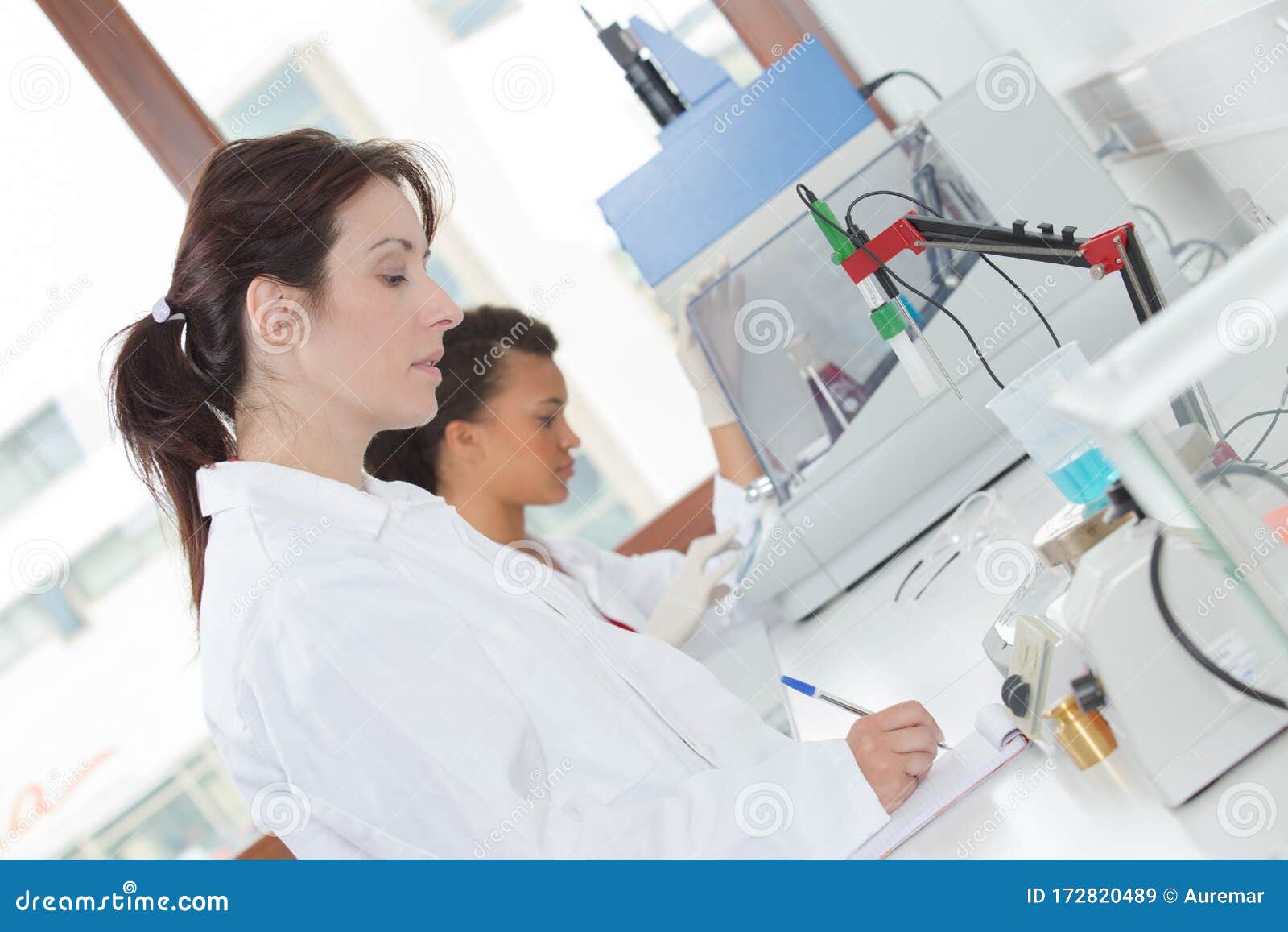 Medical Scientist Doing Research Stock Image - Image of personnel ...