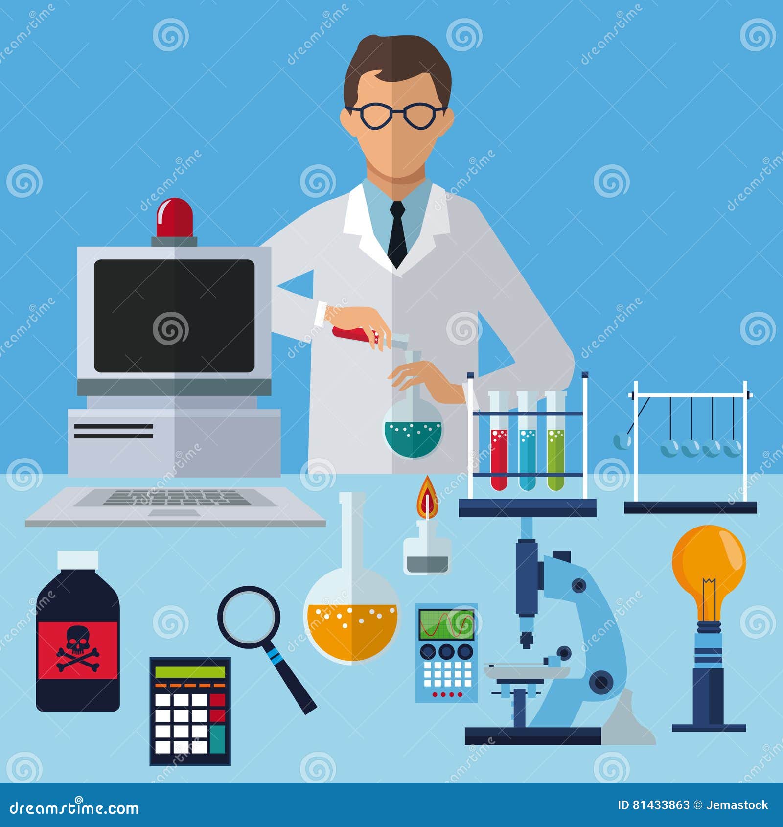 Medical Research Clipart