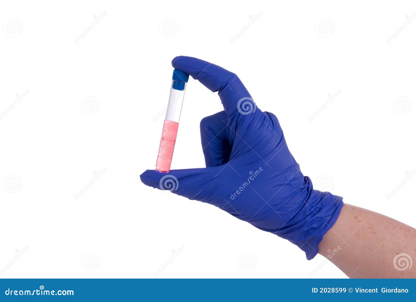 Medical Scientist Holding a Test Tube Stock Image - Image of physician ...