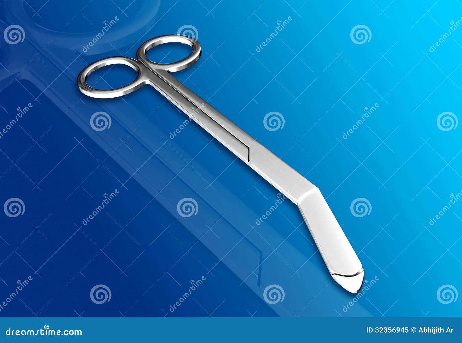Medical Scissor stock illustration. Illustration of hospital - 32356945