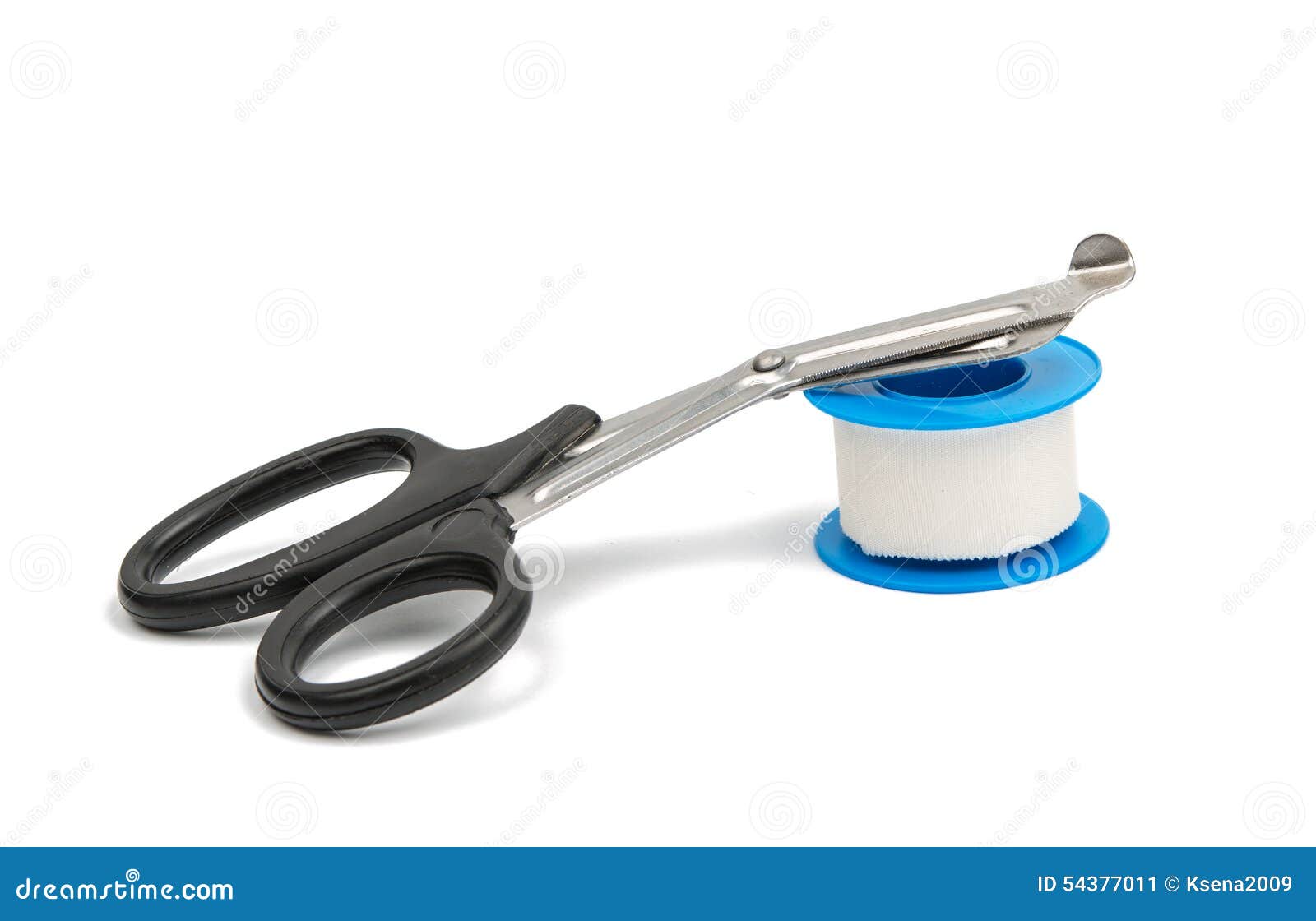 Medical Scissors with Plaster Stock Image - Image of sticking, tool ...
