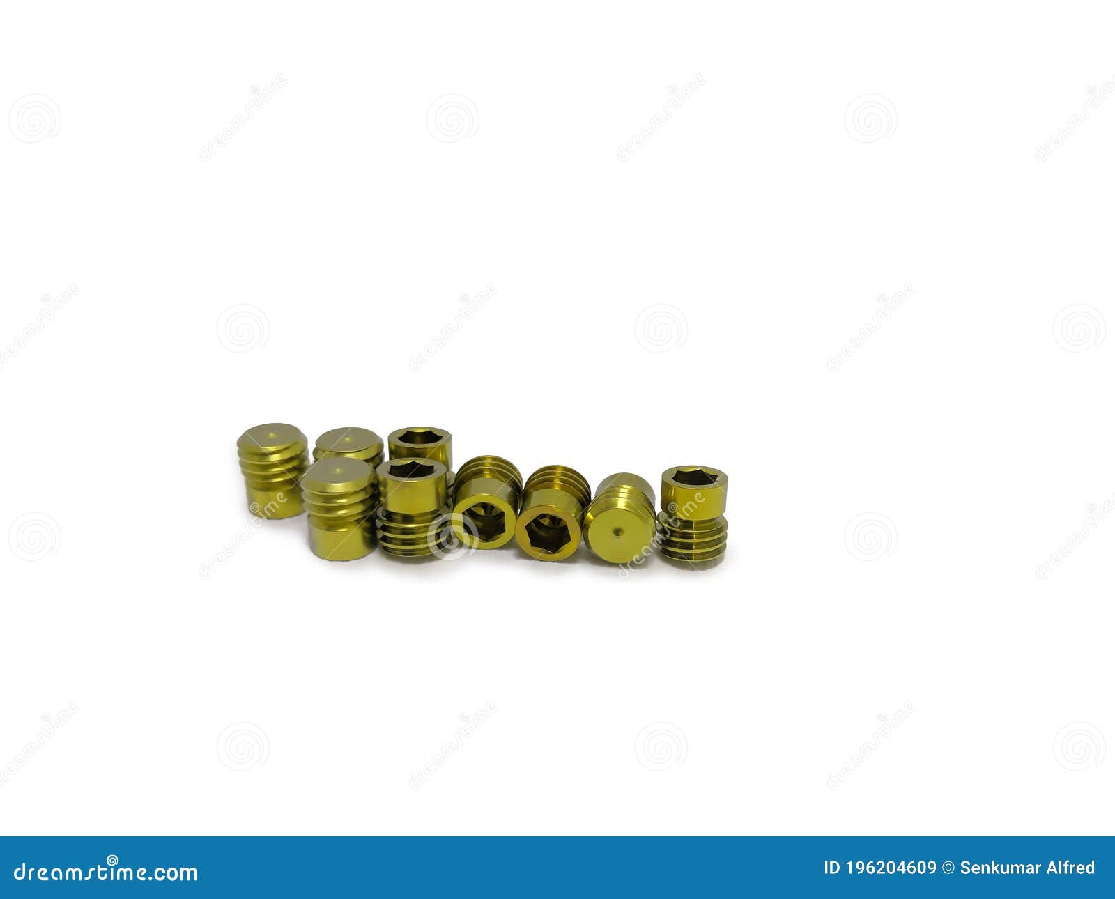 Medical Nuts for Spinal Fusion Surgery Stock Image - Image of ligament ...