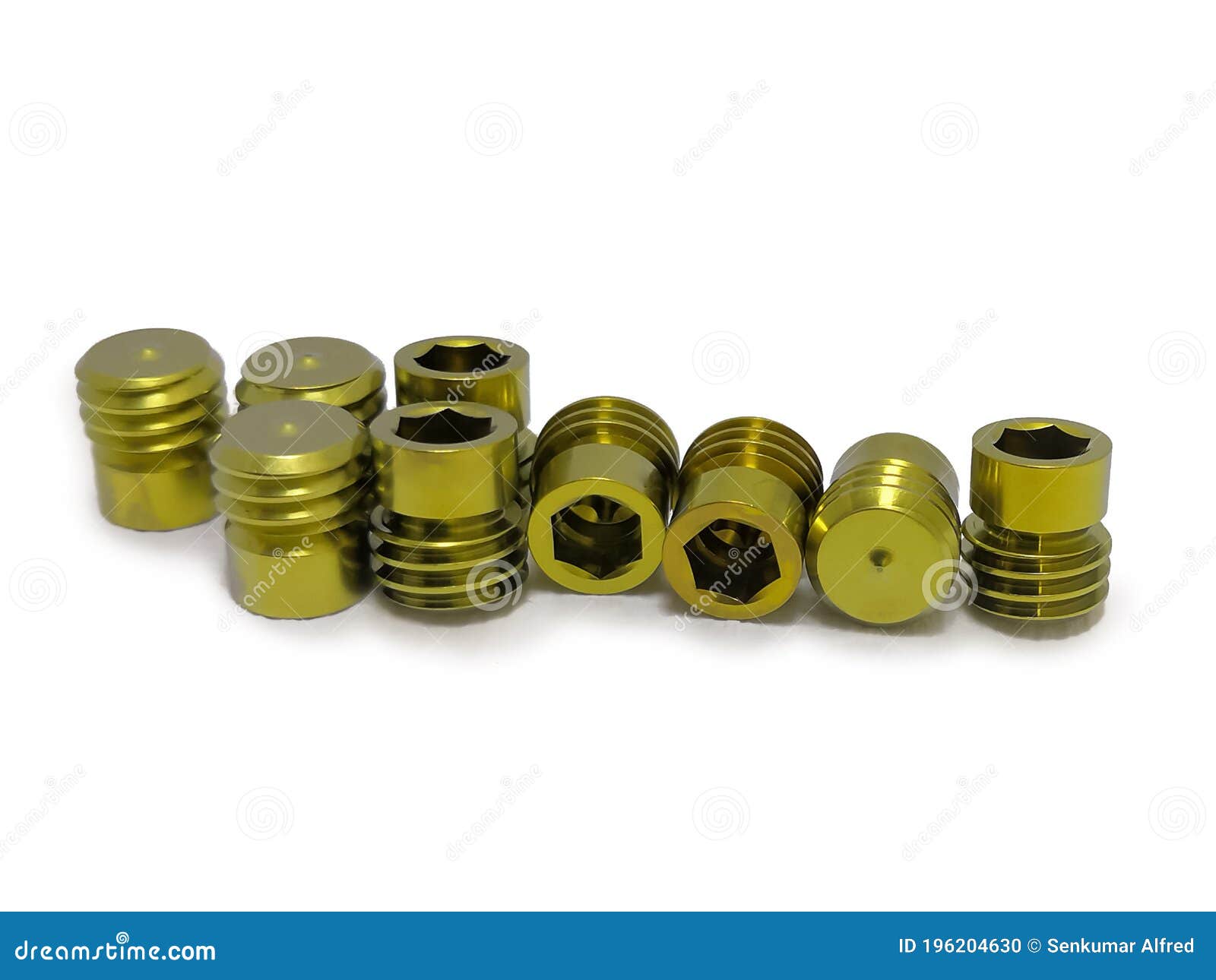 Medical Nuts for Spinal Fusion Surgery Stock Photo - Image of ...