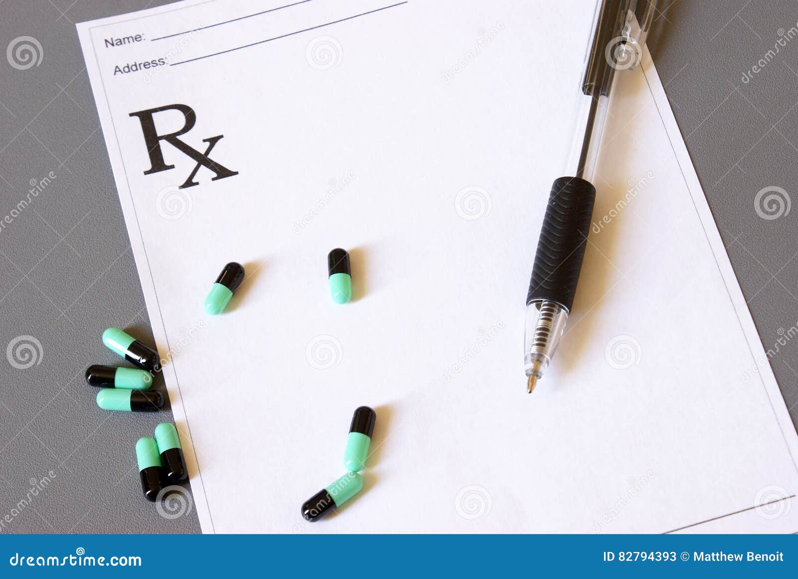 Medical Script Pad stock image. Image of prescription - 82794393