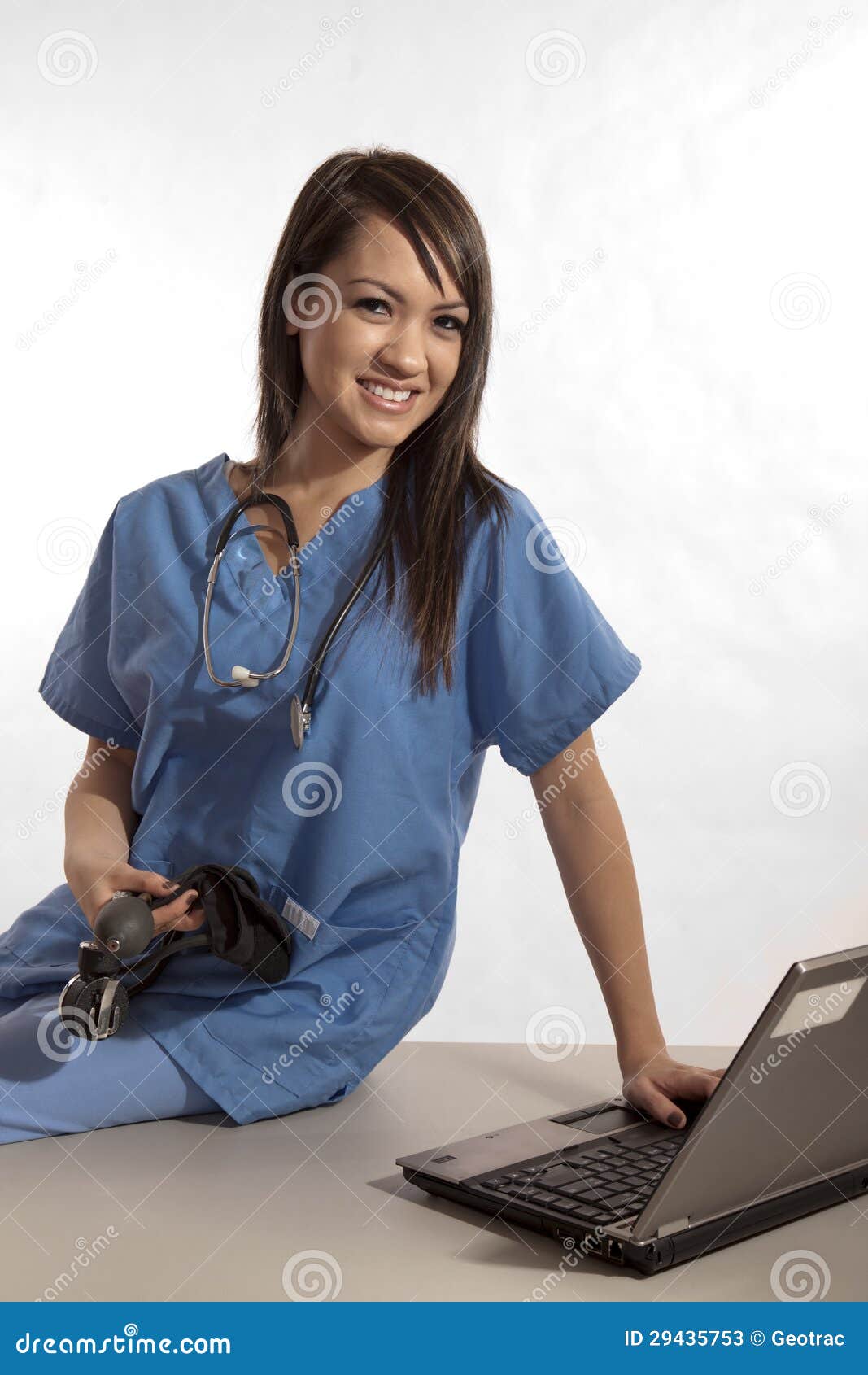 Medical secretary stock image. Image of lady, beautiful - 29435753