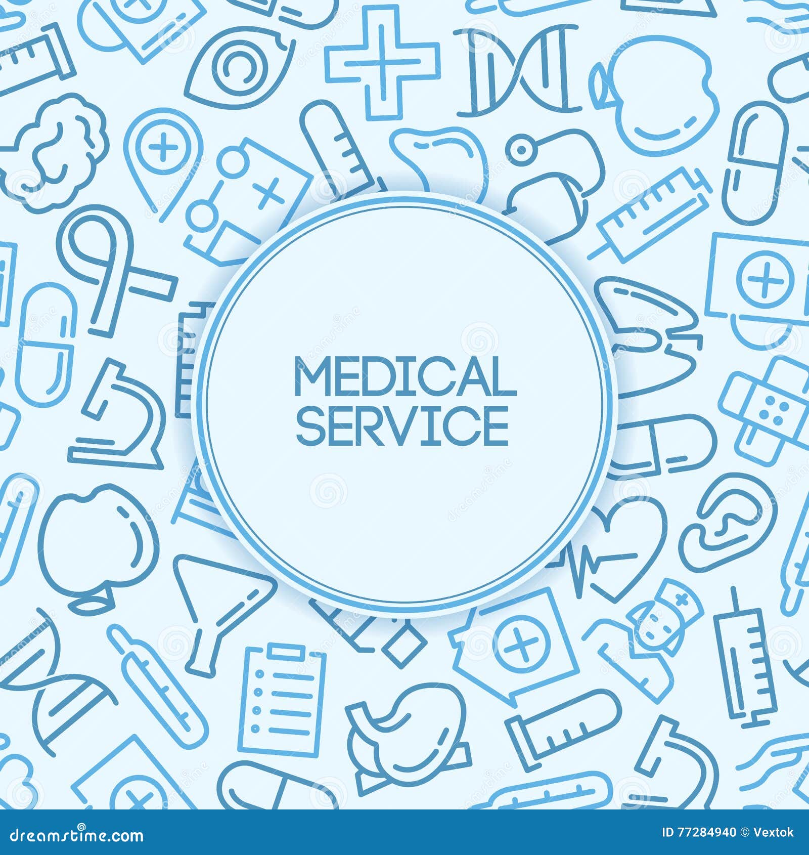 Medical service background stock vector. Illustration of medication ...
