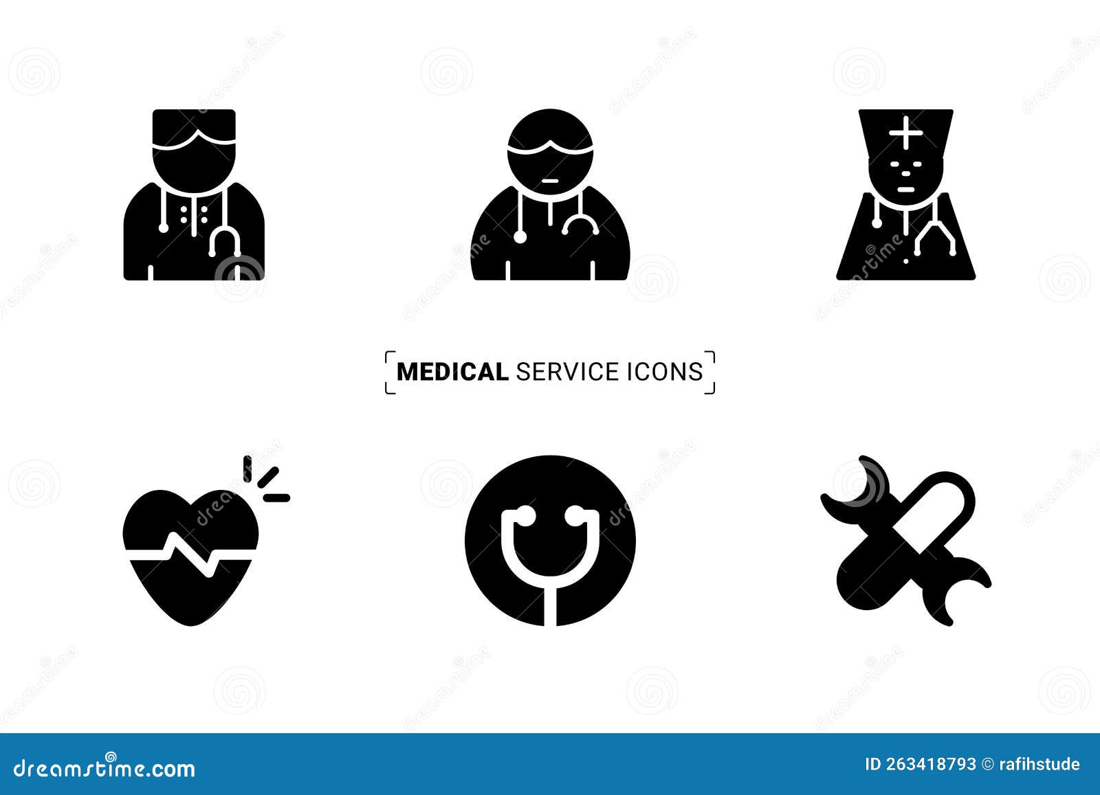 Medical Services Icons Set for Any Web and Print Use Stock Vector ...