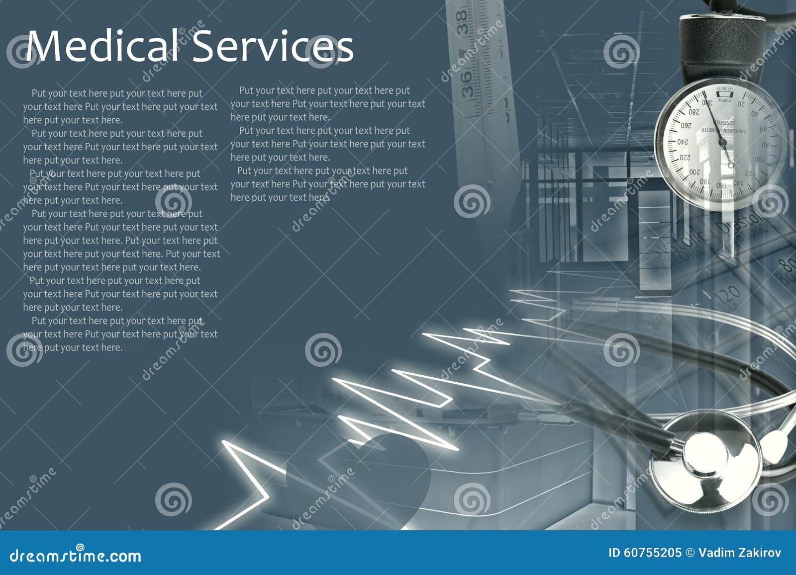 Medical Services Photo Collage Stock Image - Image of desk, expertise ...