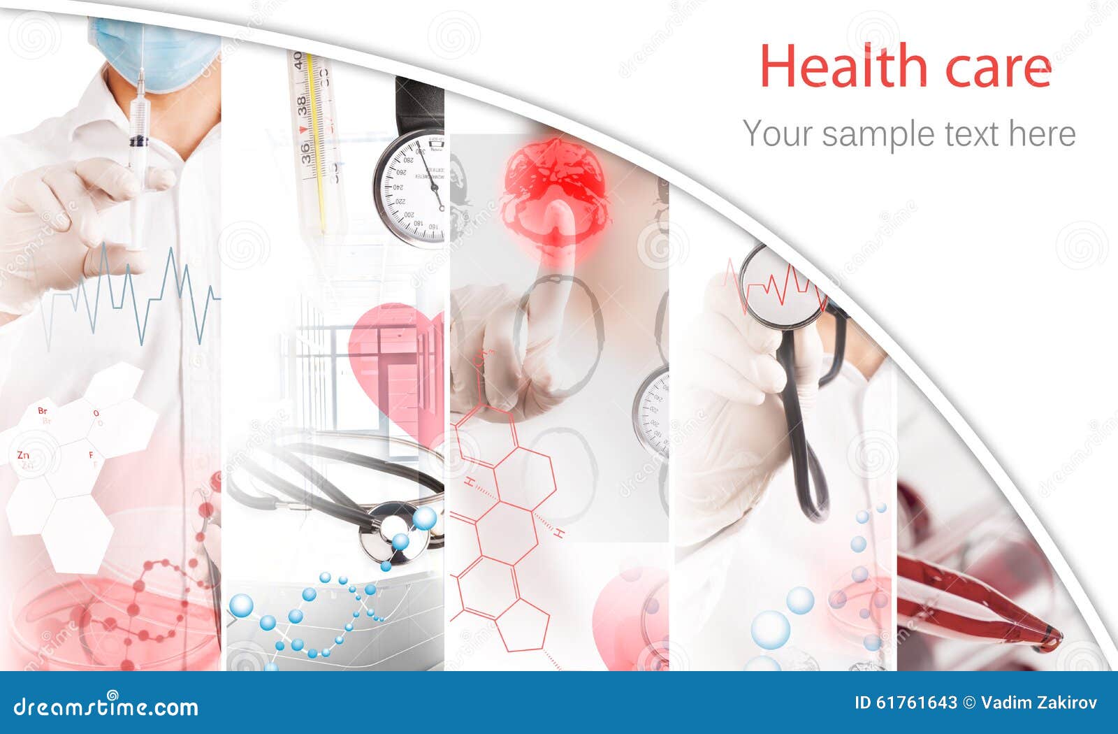 Medical Services Photo Collage Stock Image - Image of occupation ...