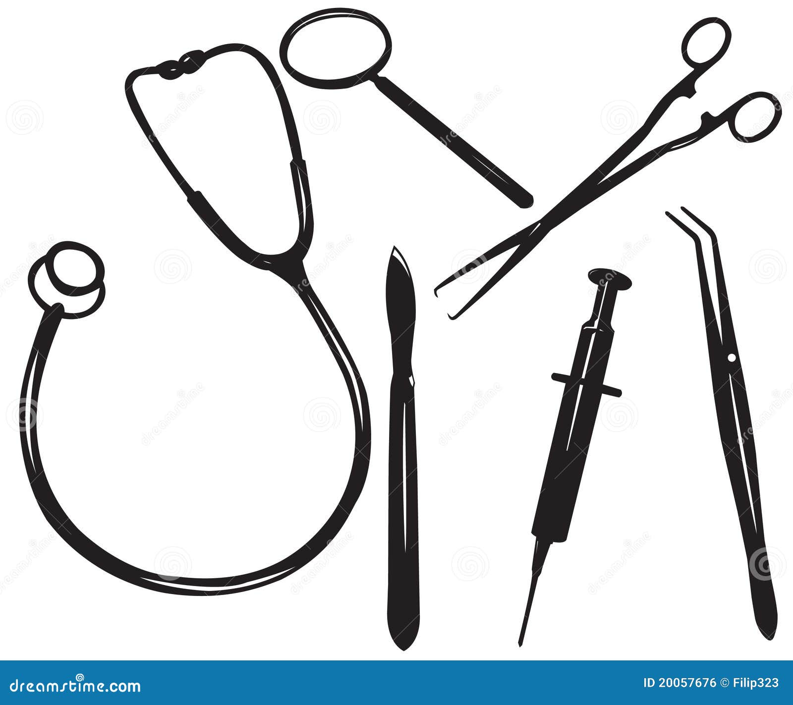 Medical set stock vector. Illustration of instrument - 20057676
