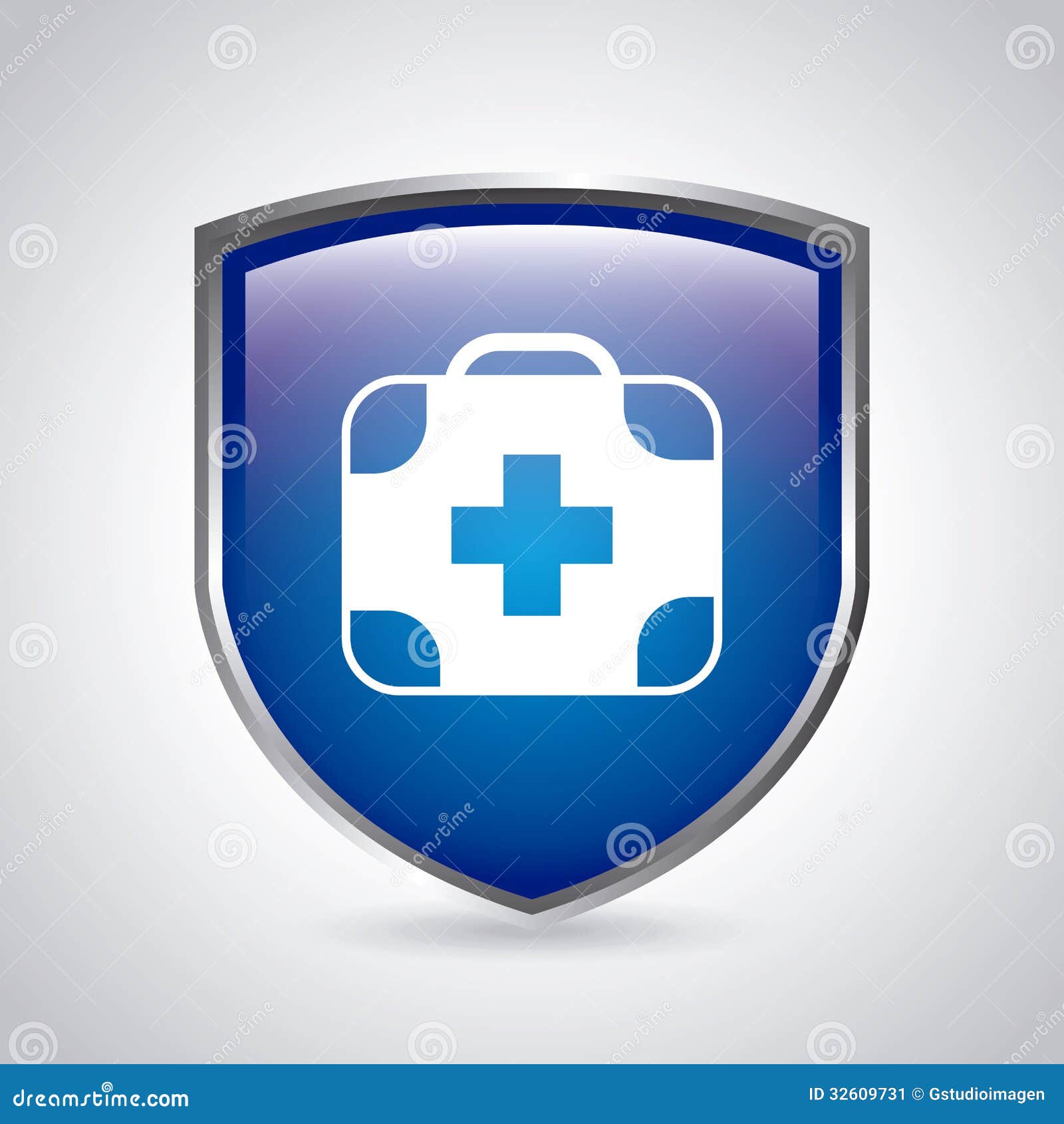Medical shield stock illustration. Illustration of hospital - 32609731