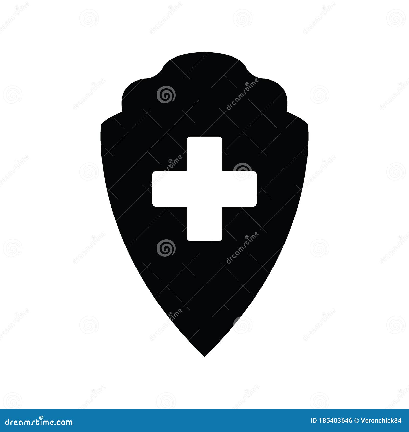 Medical Shield Icon. Medical Protection Sign Stock Vector ...
