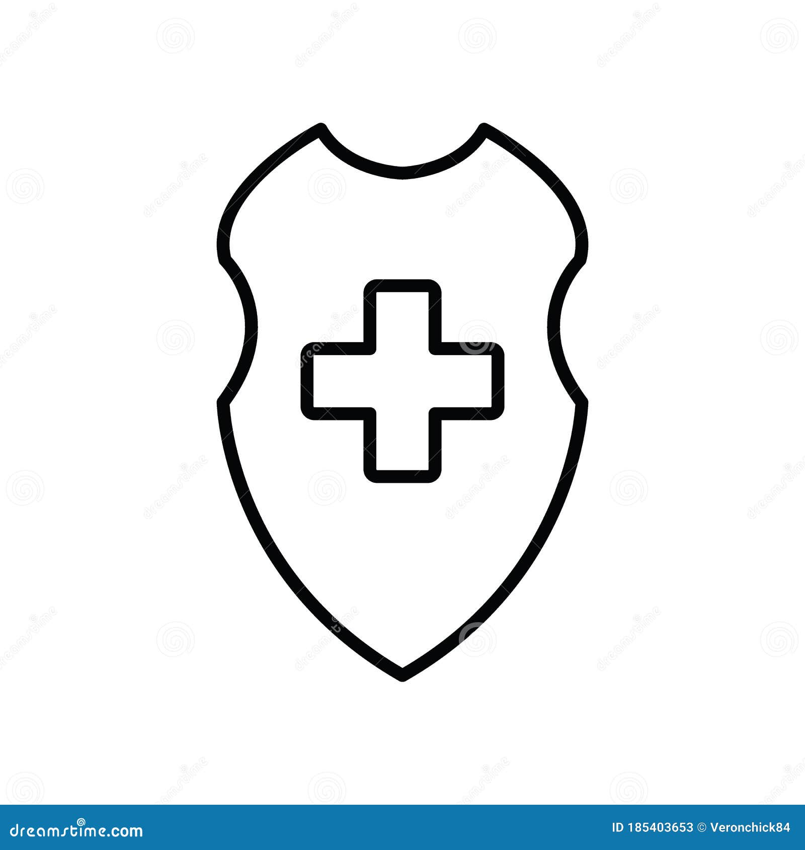 Medical Shield Icon. Medical Protection Sign Stock Vector ...