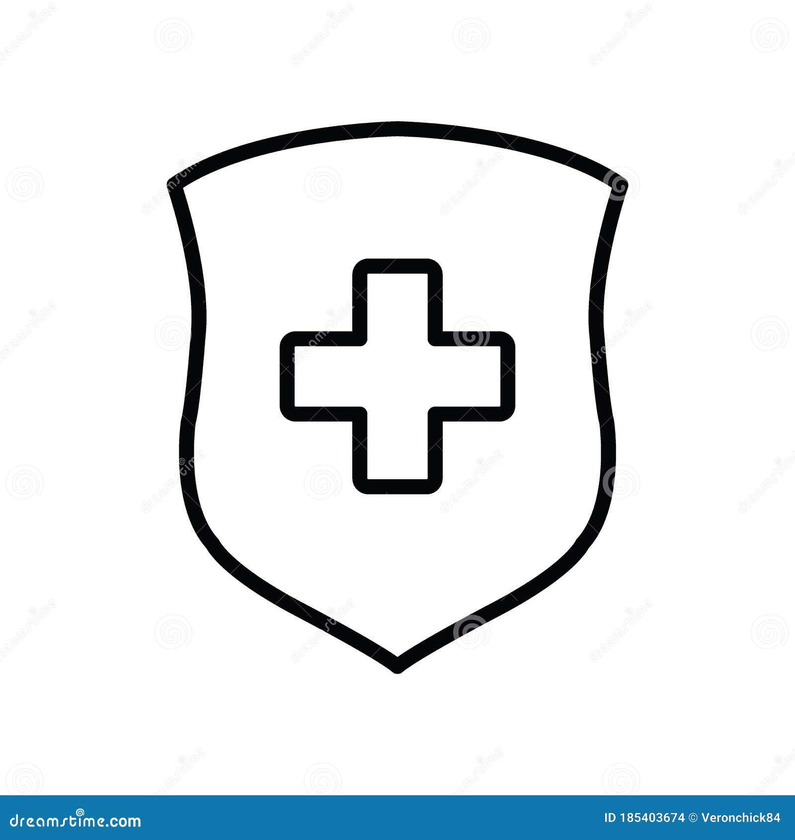 Medical Shield Icon. Medical Protection Sign Stock Vector ...