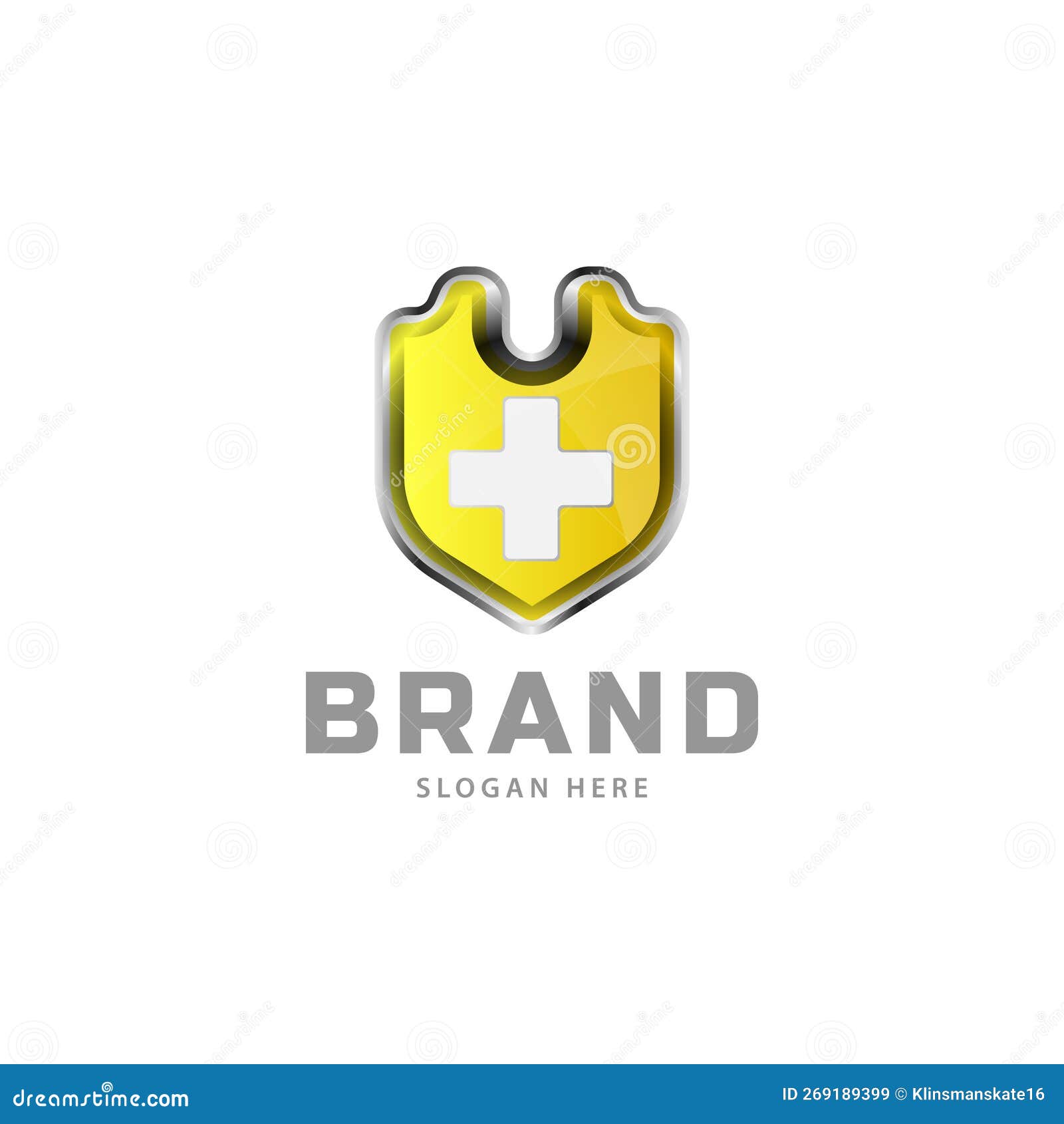 Medical and Shield Logo Design Template Stock Vector - Illustration of ...