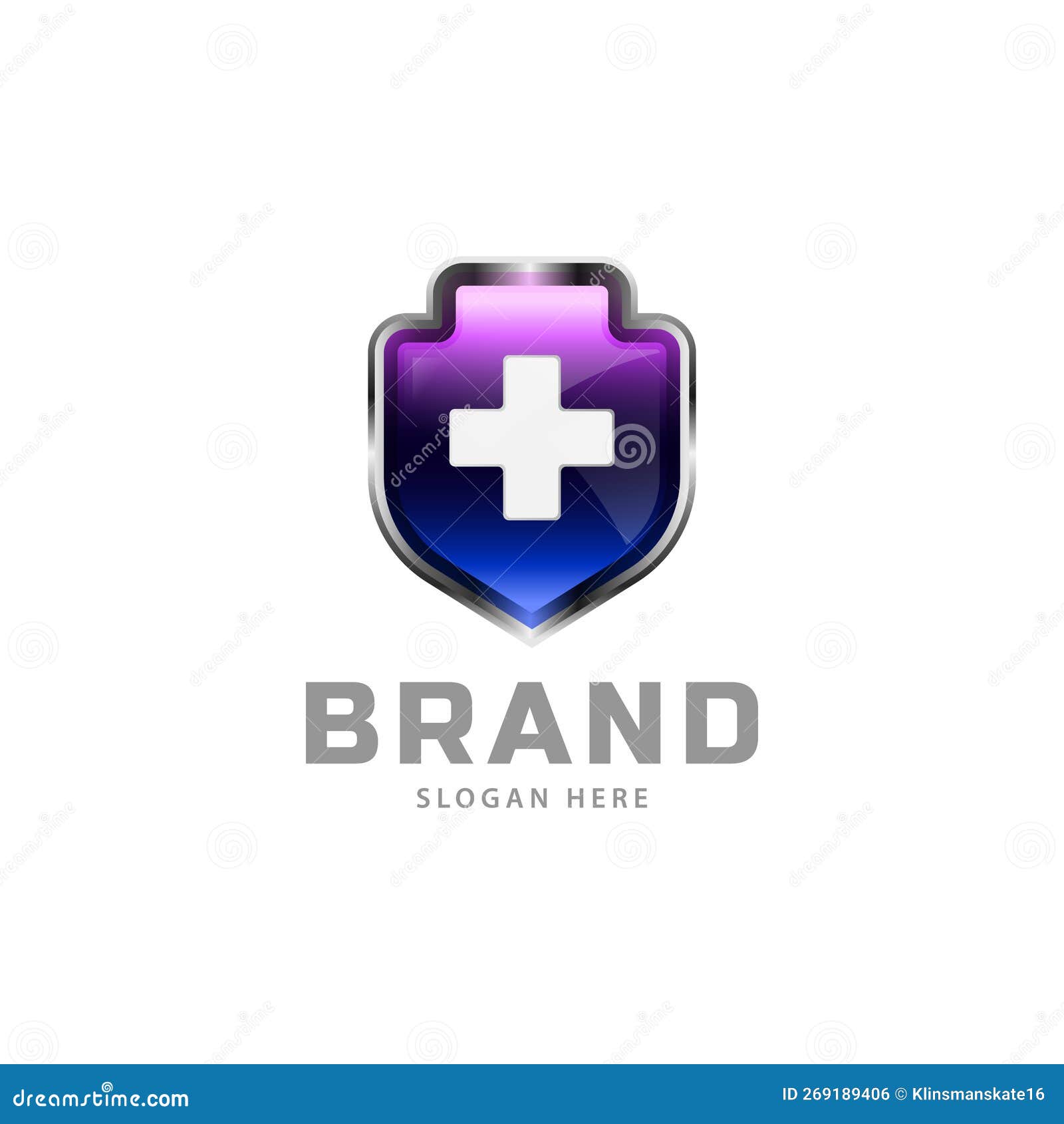 Medical and Shield Logo Design Vector Stock Illustration - Illustration ...
