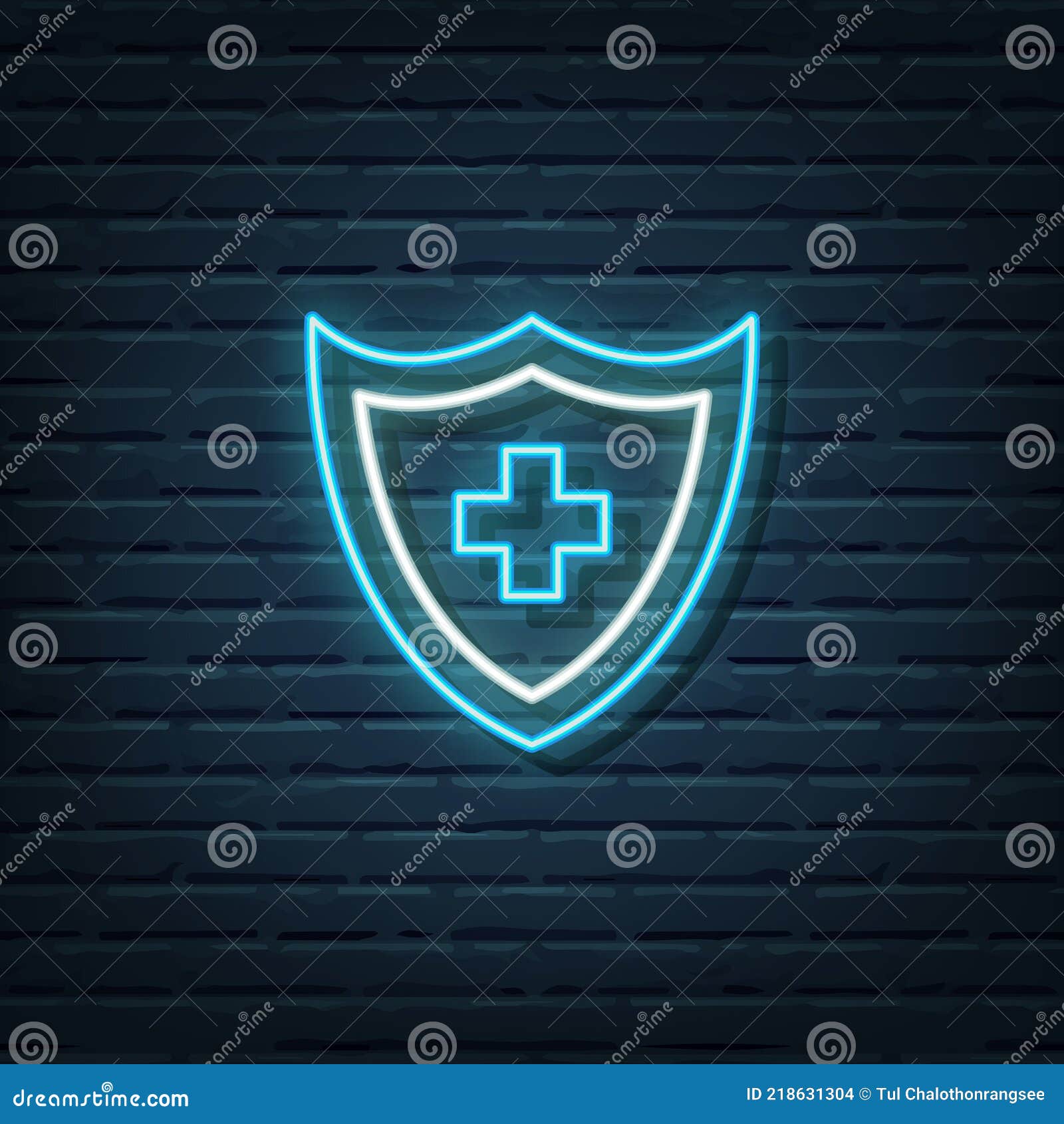 Medical Shield Icon Set With Red Plus - Vector Transparent Background ...