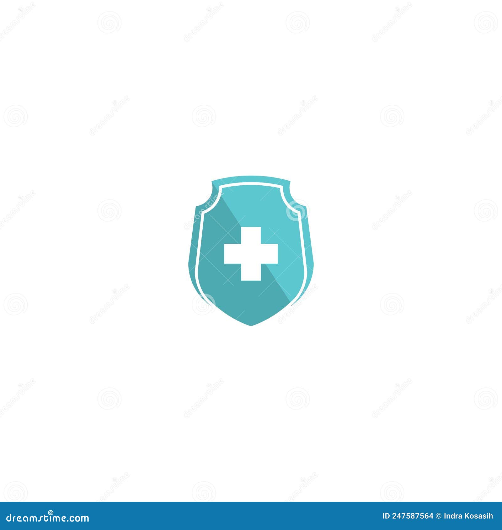Medical Shield Protection Logo Vector Icon Illustration Stock Vector ...