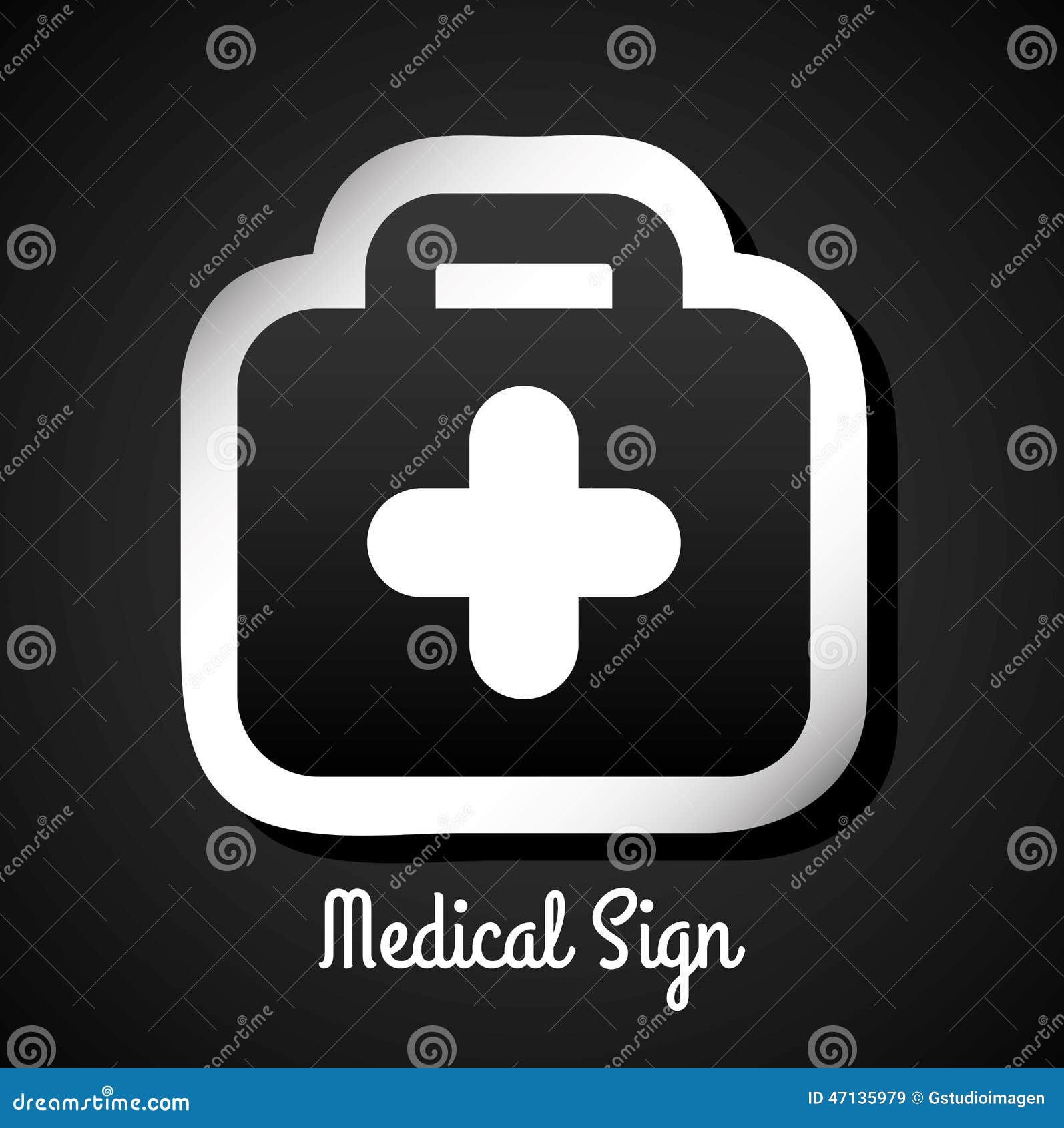 Medical sign design stock vector. Illustration of symbol - 47135979