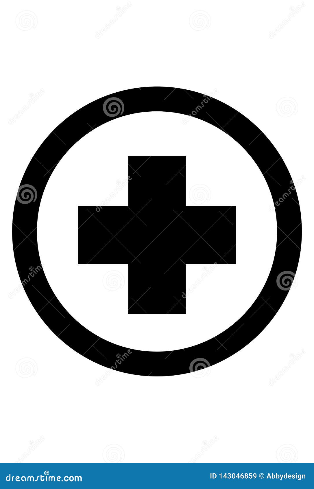 Medical Sign Icon Vector stock vector. Illustration of filled - 143046859