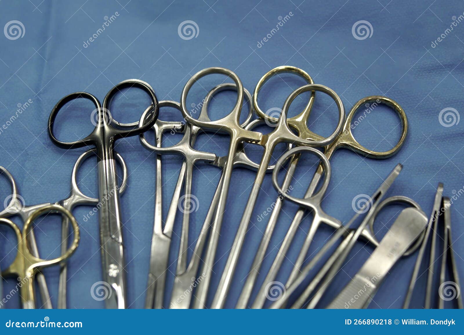 Medical Tools for Surgical Operation Stock Photo - Image of clamp ...
