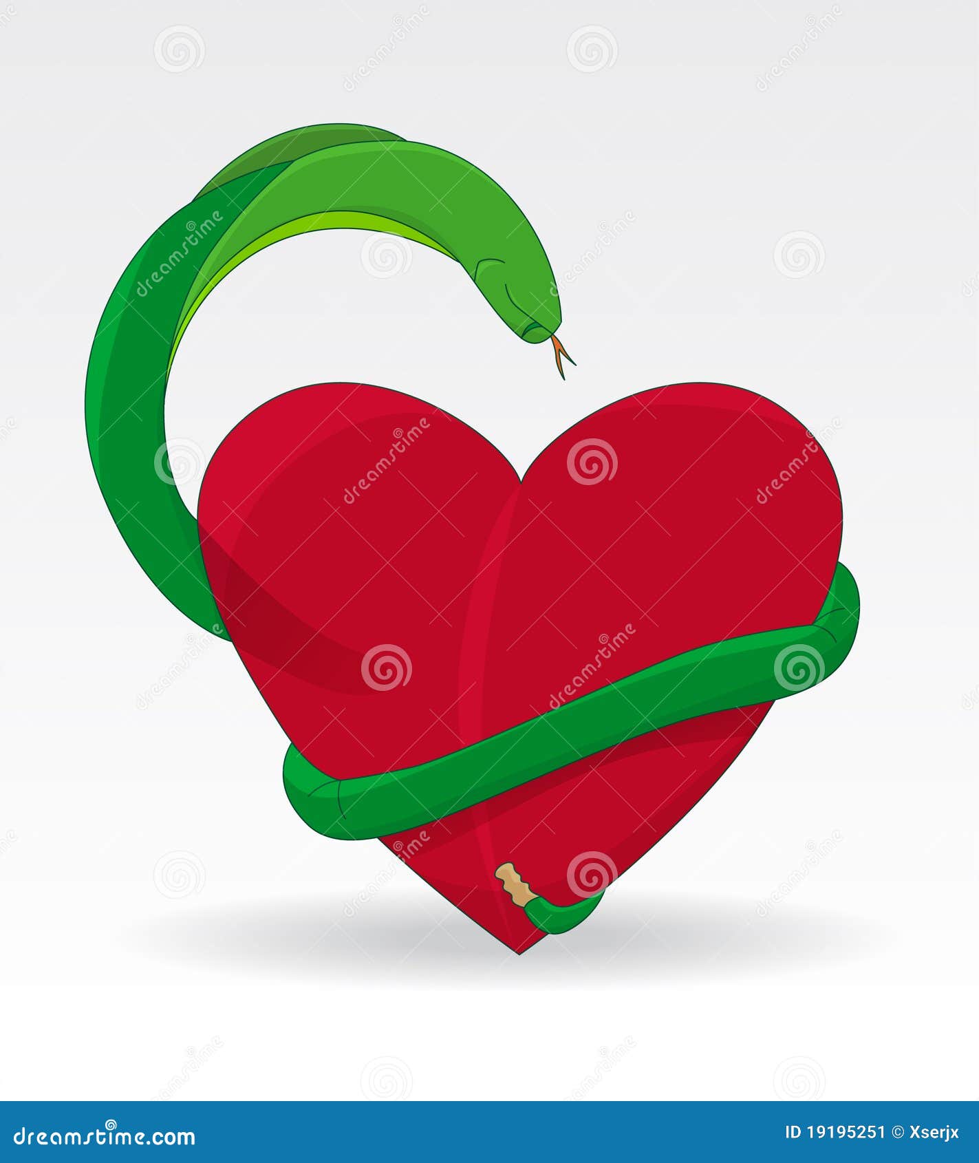 Medical snake stock vector. Illustration of medicine - 19195251