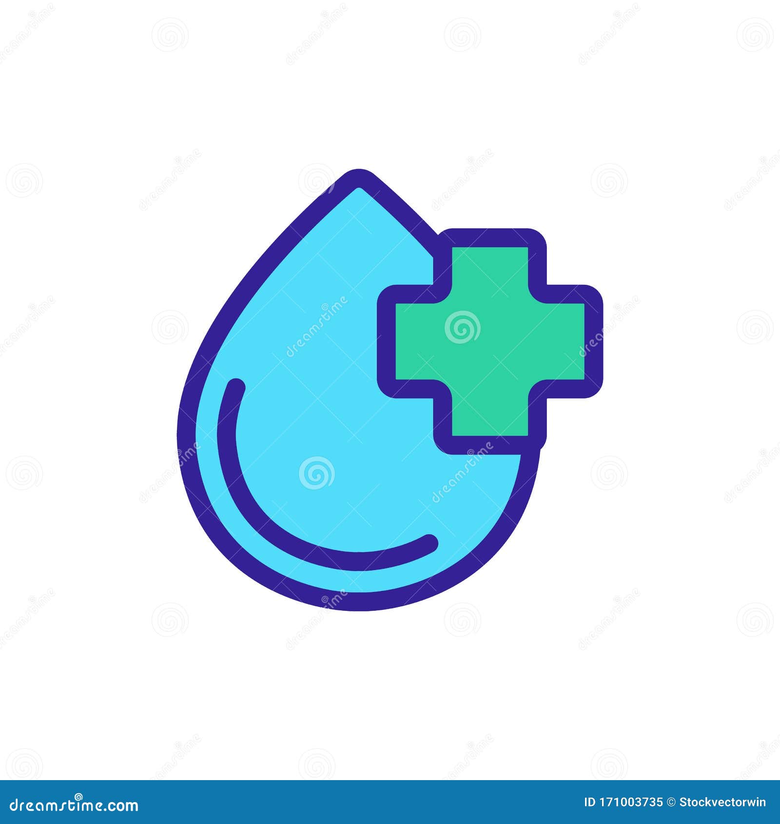 Medical Solution Icon Vector. Isolated Contour Symbol Illustration ...